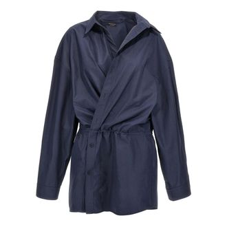 Balenciaga Damen, Blusen & Hemden, Blau, XSGr&ouml;&szlig;e