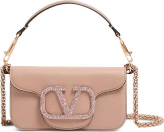 Valentino Garavani Loc&ograve; Small Shoulder Bag With Jewel Logo