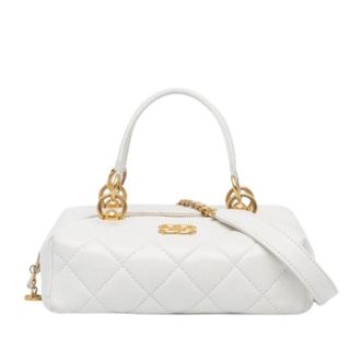 Chanel Pre-owned Gesteppte Satchel - - Pre-owned - Damen - Wei&szlig; - ONE SIZE