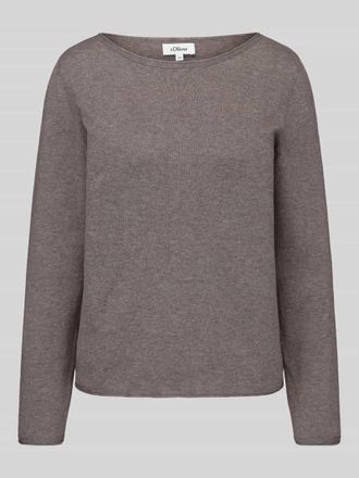 s.Oliver Red Label Regular Fit Pullover aus Baumwoll-Viskose-Mix