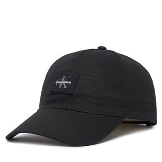 Calvin Klein Cap Calvin Klein Monologo Rubber Patch Bb Cap LV04D5136G Schwarz