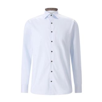 Stenstr&ouml;ms Regular Cotton Shirt - - Shirts - Herren - Blau - 2XL