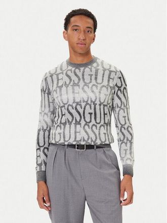 Guess Pullover M5BR24 Z0500 Grau Regular Fit