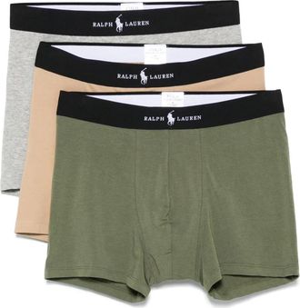 Polo Ralph Lauren Set aus drei Boxershorts mit Logo-Bund - Grau