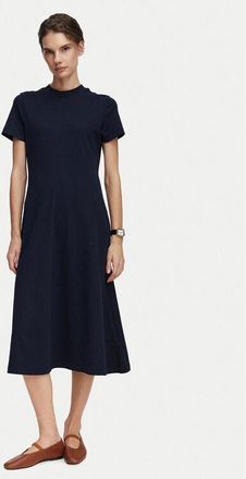 Tommy Hilfiger Kleid f&uuml;r den Alltag WW0WW50825 Dunkelblau Regular Fit