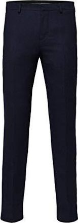 Selected Selected Homme NOS Slhslim-myloiver DK TRS B Noos Pantalon De Costume Homme, Bleu (Dark Blue Dark Blue), W (Taille fabricant: 42)