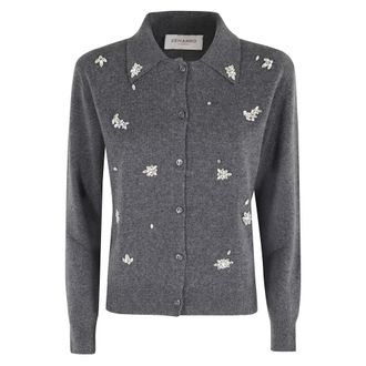 Ermanno Scervino Damen, Strickwaren, Grau, XSGr&ouml;&szlig;e