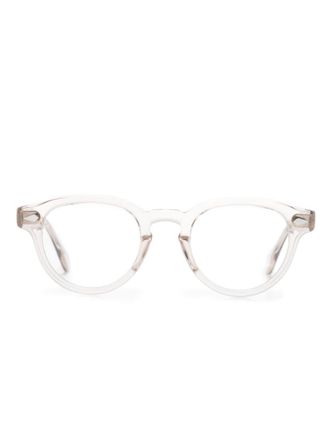 Moscot lunettes de vue Maydela &agrave; monture ronde - Tons neutres