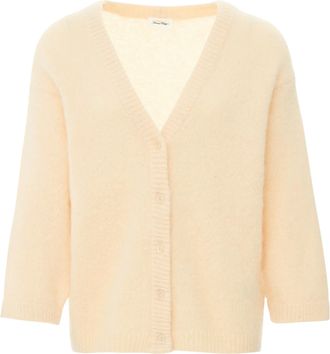 American Vintage Cardigan Mi-long Boutonn&eacute; Pinobery Mohair American Vintage