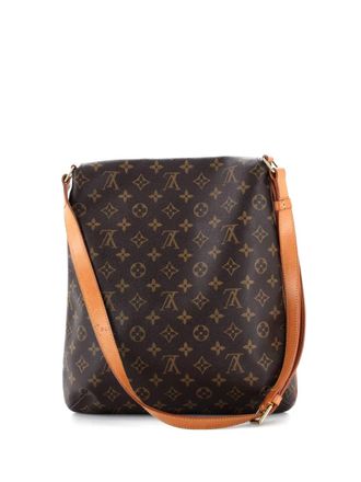 Louis Vuitton Musette Salsa Handbag Monogram Canvas GM crossbody bag - Braun