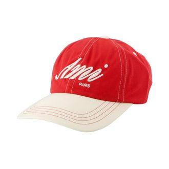 Ami unisex, Accessoires, Rouge, Taille: ONE Size Casquette en Coton avec Broderie