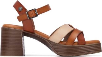 Refresh Sandalen Damen Kamel - Bequeme und vielseitige Schuhe - Casual Mode - Modell 17509602 (Gr&ouml;&szlig;e 37)