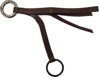 Costume National Leder-Quasten-Schl&uuml;sselanh&auml;nger - - Bags - Damen - Braun - ONE SIZE
