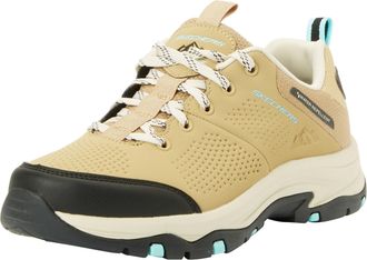 Skechers Damen Trego Trail Destiny, Taupe Synthetik-Mesh-Besatz, 36 EU