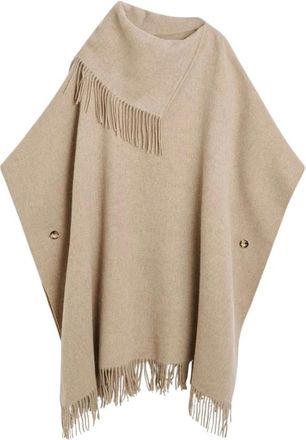 By Malene Birger Femme, Vestes, Brun, Taille: ONE Size Turlo Knit Poncho