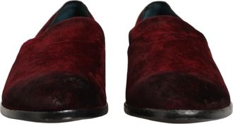 Dolce & Gabbana Suede Slip-On Loafer - Maroon
