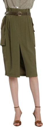 Relish Femme, Jupes, Vert, Taille: 36 FR Capulet Midi Skirt