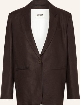 Drykorn Drykorn Blaze Mowtie Aus Leinen braun