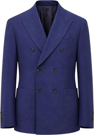 Eleventy Homme, Vestes, Bleu, Taille: M Blazer crois&eacute;