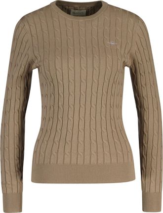GANT Stretch Cotton Cable C-Neck Strickpullover
