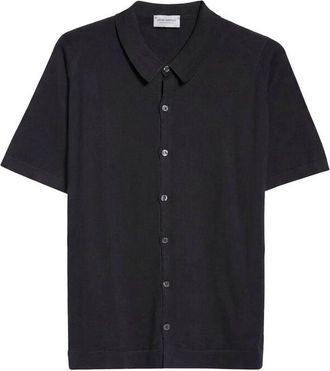John Smedley Herren Strickpolo FOLKE