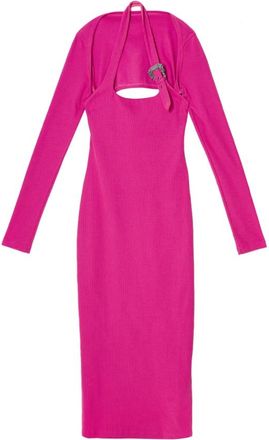 Versace Jeans Couture Femme, Robes, Rose, Taille: 40 FR Abito Lungo Fibbia