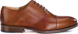 Bexley Grakley - Richelieus homme acajou patin&eacute;