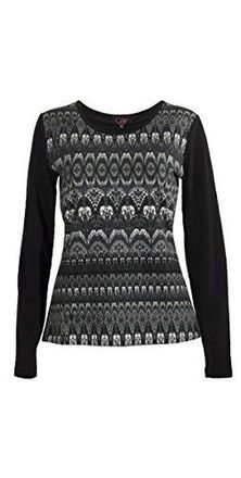 Coline Tee Shirt Manches Longues - Couleur : Noir - Taille : M