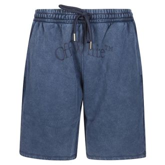 Off-white Homme, Shorts, Bleu, Taille: M Pantaloncini