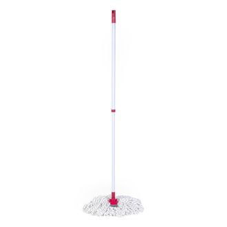 Kleeneze Beldray LA029418FEU7 Keine Chemische Reinigung 2-in-1-Wischmopp - saugf&auml;hige, maschinenwaschbare Pads zum Reinigen/Trocknen, Flach Mopp, alle harten O