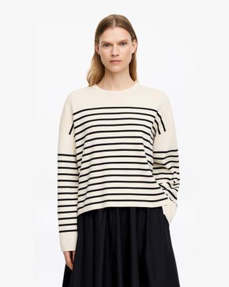 Arket Baumwollpullover -Blau