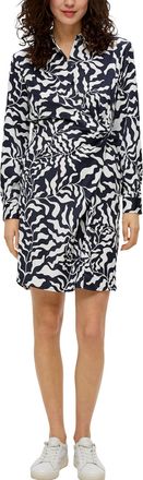 s.Oliver Blusenkleid mit Wickeldetail