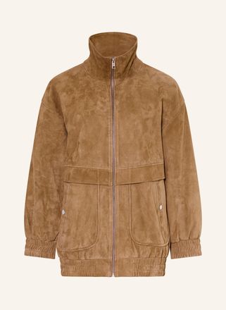 Rich & Royal Lederjacke braun