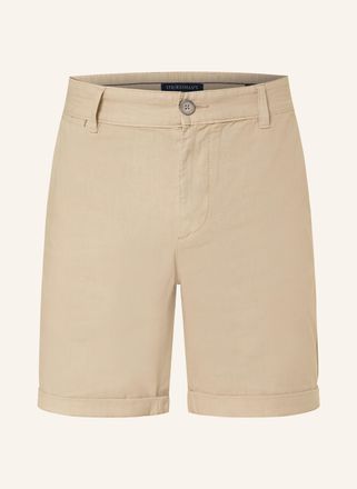 Strokesman's Strokesmans Chinoshorts Slim Fit Mit Leinen beige