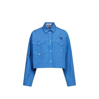 Miu Miu Chemise courte en coton