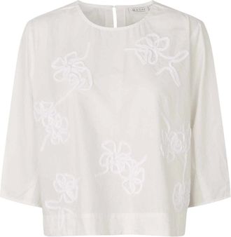 Masai Femme, Blouses et Chemises, Blanc, Taille: 44 FR Blouses