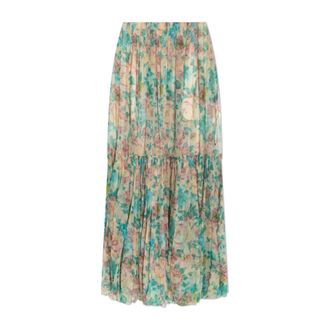 Chlo&eacute; Femme, Jupes, Multicolore, Taille: 38 FR Jupe en soie