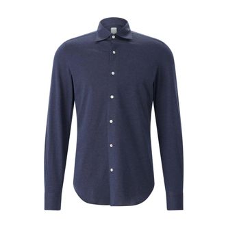 Finamore Freizeithemden - - Shirts - Herren - Blau - 2XL