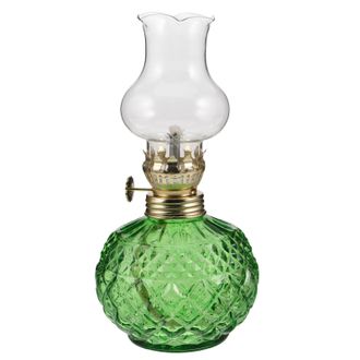 DOITOOL Vintage &Ouml;llampe mit Einstellbarem Docht Nostalgische Petroleumlampe f&uuml;r Innenr&auml;ume Warme Gem&uuml;tliche Beleuchtung Zuverl&auml;ssige Notfalllampe f&uuml;r Wohnzimm