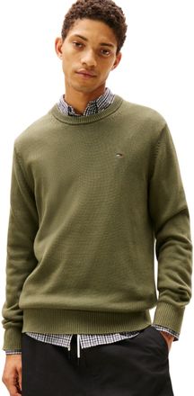 Tommy Jeans Herren TJM Slim ESS Sweater EXT DM0DM21787 Pullover Sweater, Gr&uuml;n (Dark Greenery), XXL, Gr&uuml;n (Dark Greenery), XXL