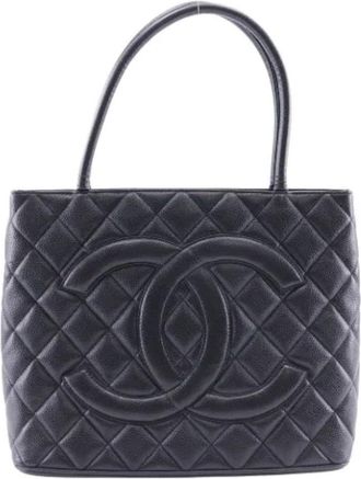 Chanel Pre-owned Cuir sacs-main - Femme - Pre-owned - Noir - Taille: ONE Size