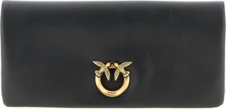 Pinko Pinko, Femme, Sacs, Noir, Taille: ONE Size Love Click Soft Horizontal Clutch Bag