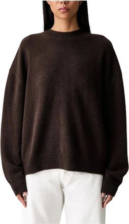 Anine Bing Femme, Pulls, Brun, Taille: 40 FR Cashmere Tricots