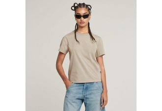 G-Star T-Shirt Nifous mit kleiner Logo-Stickerei