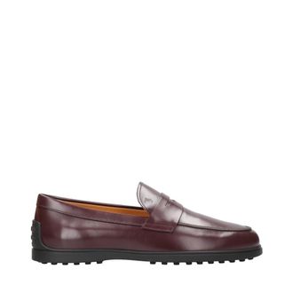 Tod's Bordeaux Leder Sandalen mit Maske - - Shoes - Herren - Rot - 40 EU