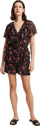 Ted Baker Oberteil f&uuml;r Damen, Sch&ouml;&szlig;chen, gewebter Stoff (Schwarz)