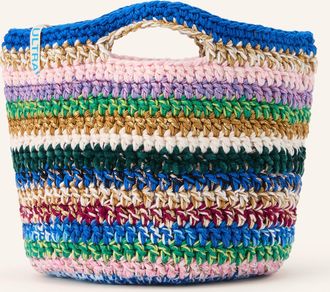 ULTRAVIOLHAT Ultraviolhat Handtasche Rviera Mit Glitzergarn blau