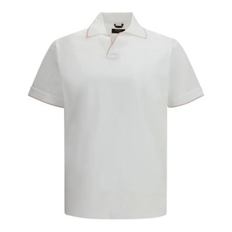 Moorer Bradley-JCL Polo - Homme - Tops - Blanc - Taille: M