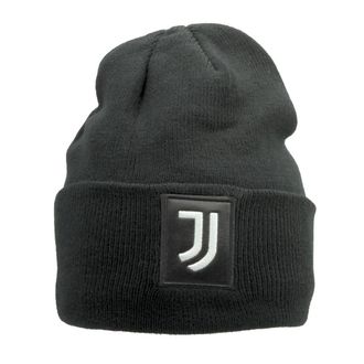 Juventus Unisex 133465 Juve Beanie-M&uuml;tze, Schwarz, One Size