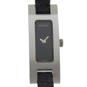 Gucci Montre Pre-owned en acier inoxydable - Femme - Pre-owned - Noir - Taille: ONE Size